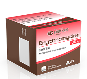 ERYTHROMYCINE 500MG Bailly Creat (B/100 Tabs) - បាយមេដ ខេមបូឌា - Buymed ...