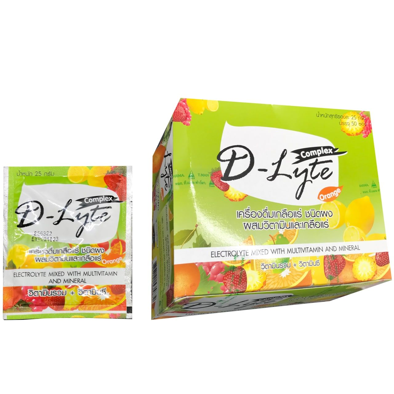D-Lyte Complex Electrolyte Mixed T-Man (B/50Sac) - បាយមេដ ខេមបូឌា - Buymed Cambodia ...