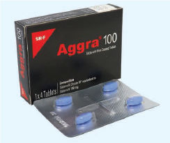 AGGRA 100mg Tablet SKF (4's) - បាយមេដ ខេមបូឌា - Buymed Cambodia ...