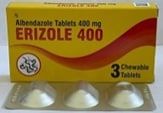 Erizole 400 Borha Life Science B/ 1 x3 tabs - បាយមេដ ខេមបូឌា - Buymed ...