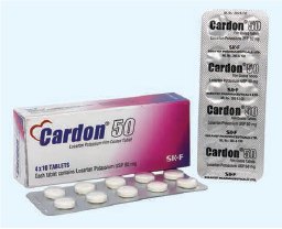 CARDON 50mg Tablet SKF (40's/Box) - បាយមេដ ខេមបូឌា - Buymed Cambodia ...