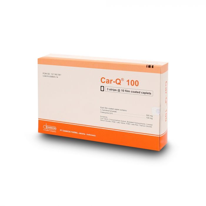 Car-Q 100mg Caplet Kalbe - បាយមេដ ខេមបូឌា - Buymed Cambodia ...