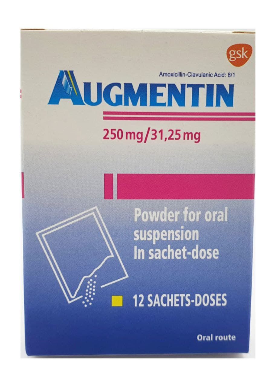 Augmentin Sach 250mg/31.25mg GSK - បាយមេដ ខេមបូឌា - Buymed Cambodia ...