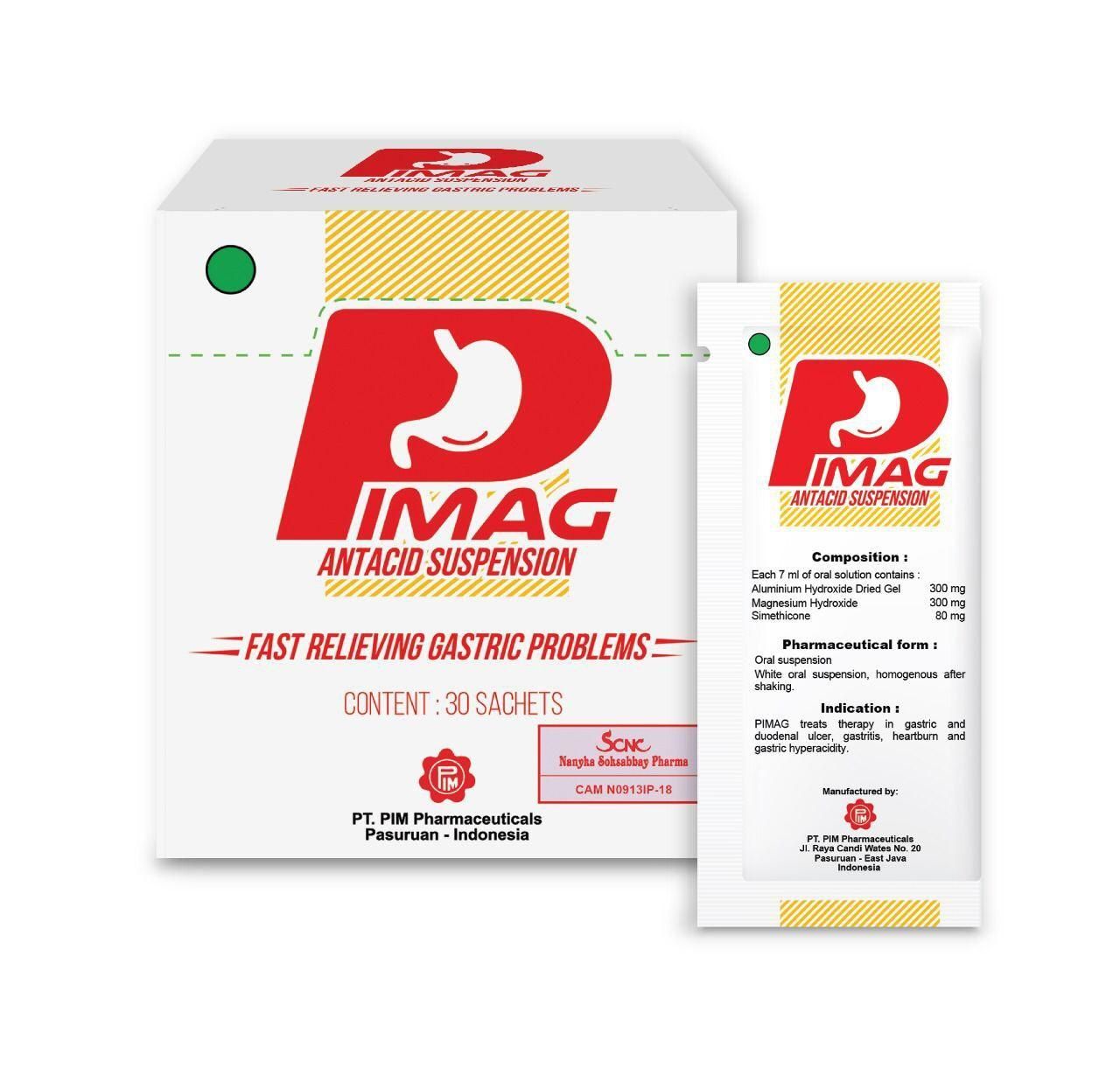 Pimag PT. PIM Pharma (30 Sachets/Box) - បាយមេដ ខេមបូឌា - Buymed ...