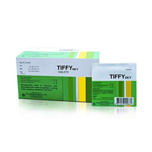 TIFFY TABLET TNP HEALTH CARE CO.,LTD (4Tabx25/Box) - បាយមេដ ខេមបូឌា ...