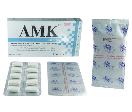 AMK 1000mg R.X. Manufacturing (Box/10.tabs) - បាយមេដ ខេមបូឌា - Buymed ...