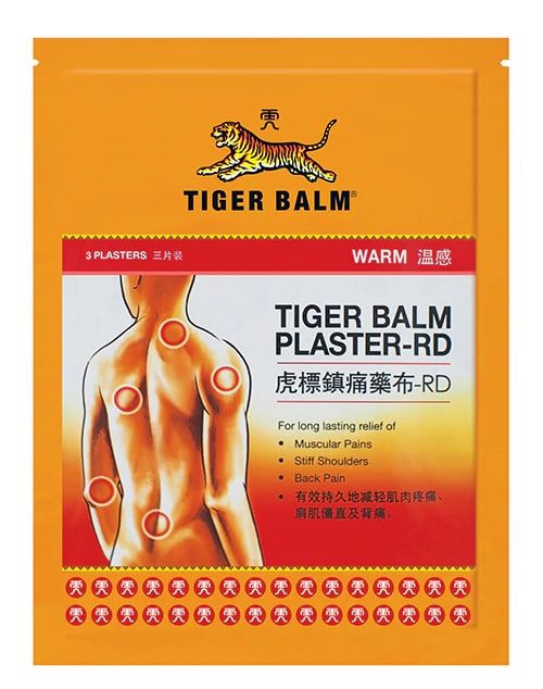 Tiger Balm Plaster Large Warm HAW PAR (3 Plasters/Sachet) - បាយមេដ ខេមបូឌា - Buymed Cambodia ...