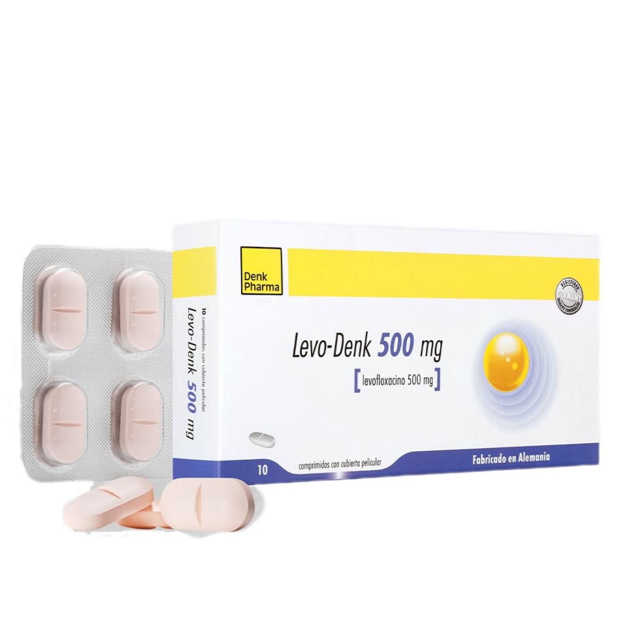 Levo-Denk 500mg Denkpharma (B/1x10 Tabs) - បាយមេដ ខេមបូឌា - Buymed ...
