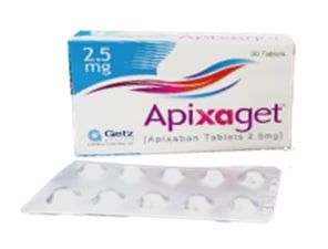 Apixaget 2.5mg Getz (B/30 Tabs) - បាយមេដ ខេមបូឌា - Buymed Cambodia ...