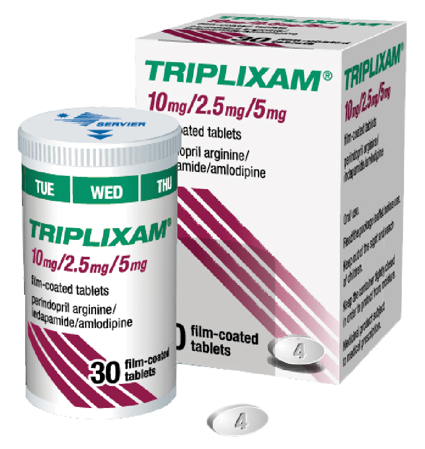 Triplixam 10/2.5/5mg Servier (B/30 Tabs) - បាយមេដ ខេមបូឌា - Buymed ...