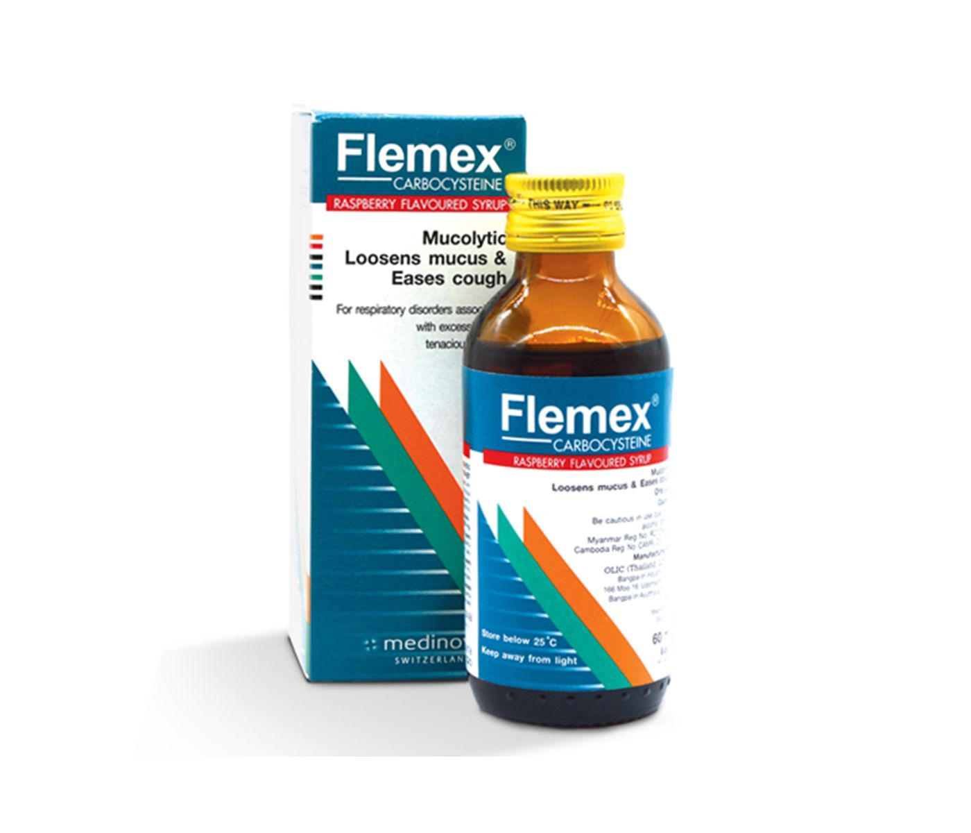 FLEMEX SYRUP 60ML MEDINOVA - បាយមេដ ខេមបូឌា - Buymed Cambodia ...