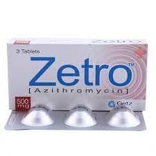 Zetro TAB 500MG Getz 3 Tabs/Box - បាយមេដ ខេមបូឌា - Buymed Cambodia ...