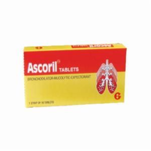 Ascoril Tablets Glenmark (B/10x1x10 Tabs) - បាយមេដ ខេមបូឌា - Buymed ...