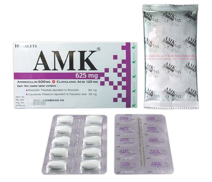 AMK 625mg R.X. Manufacturing (B/10 Tabs) - បាយមេដ ខេមបូឌា - Buymed ...