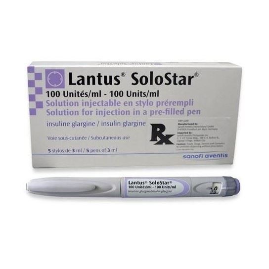 Lantus solostar 100 units/ml sanofi aventis (box/5pen/3ml) - បាយមេដ ...