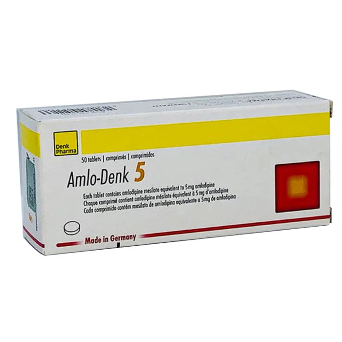 AMLO-DENK 5mg Denkpharma (10Tabs x 5/Box) - បាយមេដ ខេមបូឌា - Buymed ...