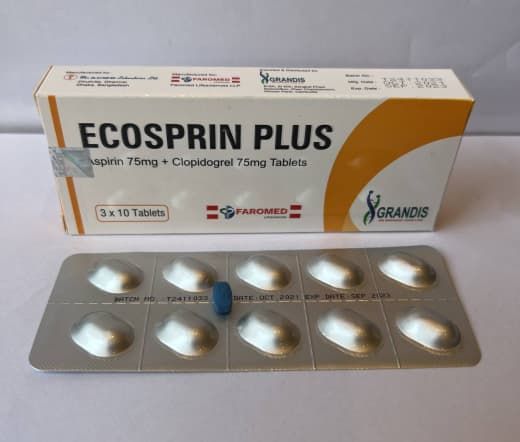 Ecosprin plus 75mg/75mg the acme (box/30tab) - បាយមេដ ខេមបូឌា - Buymed Cambodia ...