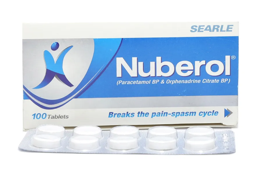Nuberol 450mg/35mg searle (box/100tab) - បាយមេដ ខេមបូឌា - Buymed ...