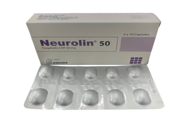 Neurolin pregabalin 50mg square (box/30cap) - បាយមេដ ខេមបូឌា - Buymed ...