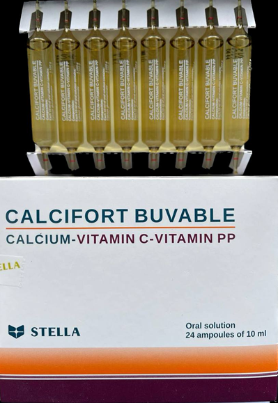 Calcifort Buvable Stella (B/24 Ampx10ml) - បាយមេដ ខេមបូឌា - Buymed ...