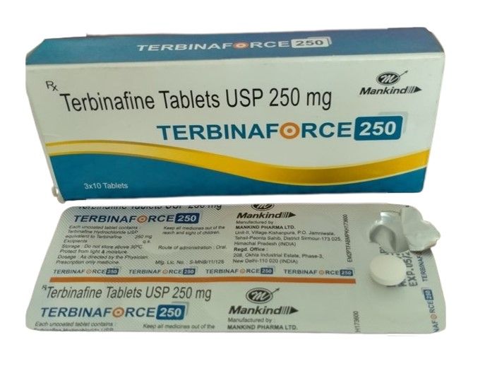 Terbinaforce terbinafine 250mg mankind (box/30tab) - បាយមេដ ខេមបូឌា ...