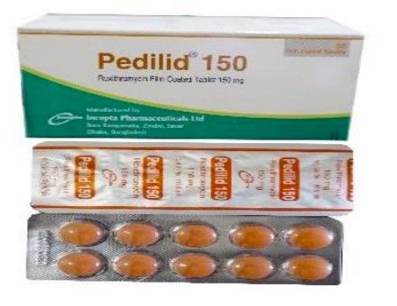 Pedilid roxithromycin 150mg incepta (box/50tab) - បាយមេដ ខេមបូឌា ...