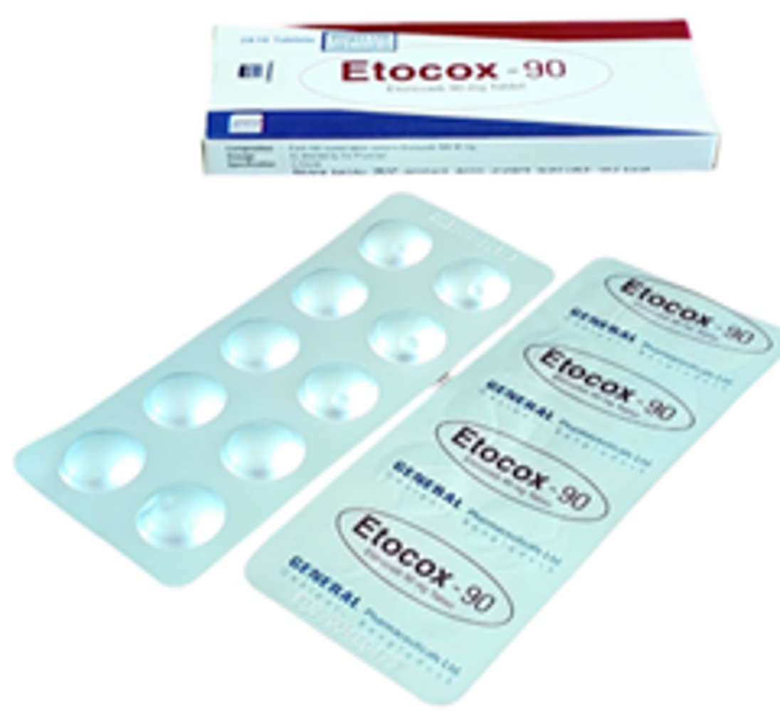 Etocox-90mg Tablets General Pharma (B/2x10 Tabs) - បាយមេដ ខេមបូឌា - Buymed Cambodia ...