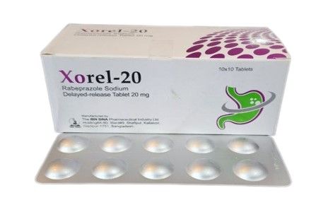 Xorel rabeprazole sodium 20mg ibn sina (box/100tab) - បាយមេដ ខេមបូឌា ...