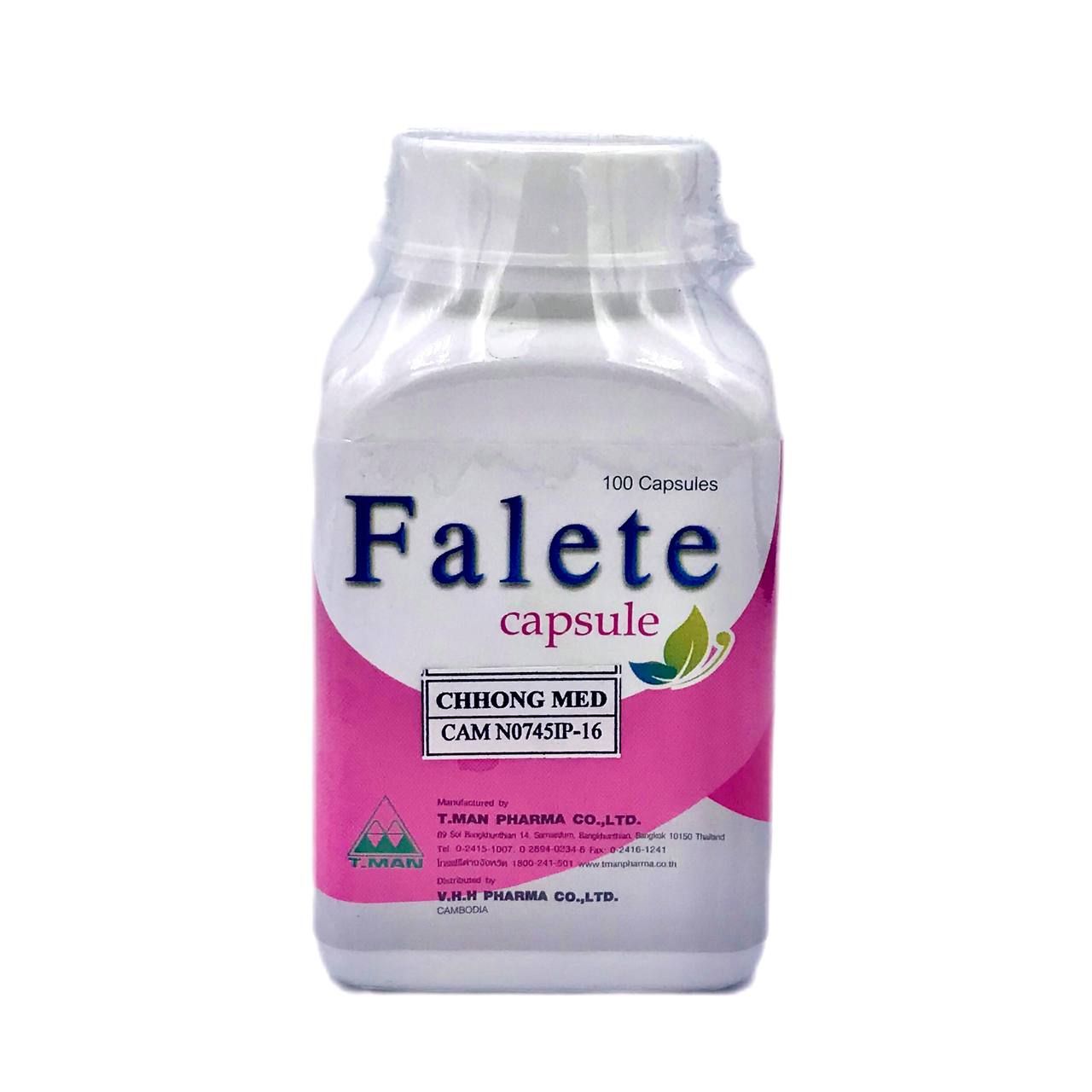 Falete Capsule T-Man (B/100 Tabs) - បាយមេដ ខេមបូឌា - Buymed Cambodia ...