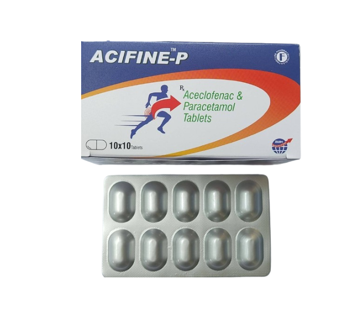 Acifine -P zesh (box/100tab) - បាយមេដ ខេមបូឌា - Buymed Cambodia ...