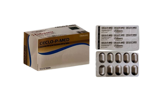 Ceclo-p-med 500mg/100mg gracure (box/100cap) - បាយមេដ ខេមបូឌា - Buymed ...
