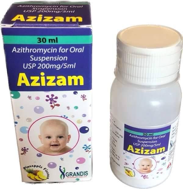 Azizam-DS azithromycin 200mg/5ml intermed (bot/30ml) - បាយមេដ ខេមបូឌា ...