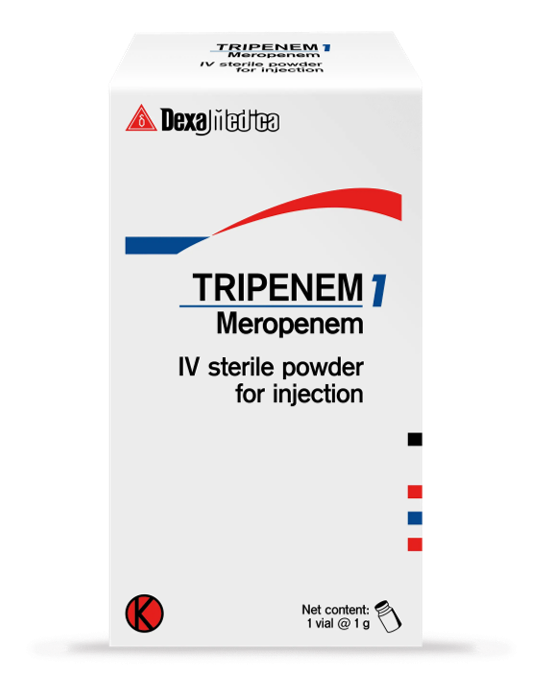 TRIPENEM 1g Dexa Medica (B/1vial) - បាយមេដ ខេមបូឌា - Buymed Cambodia ...