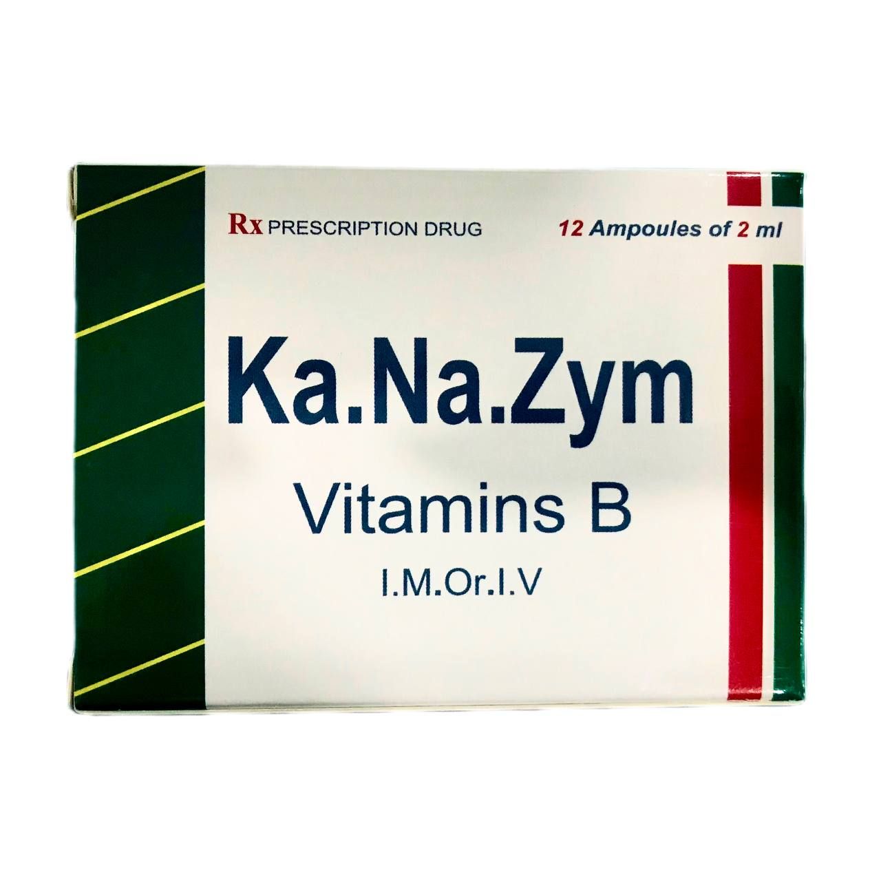 Ka.Na.Zym Vitamins B Inj I.M. Or I.V Hai Doung Pharmaceutical (B/12 ...