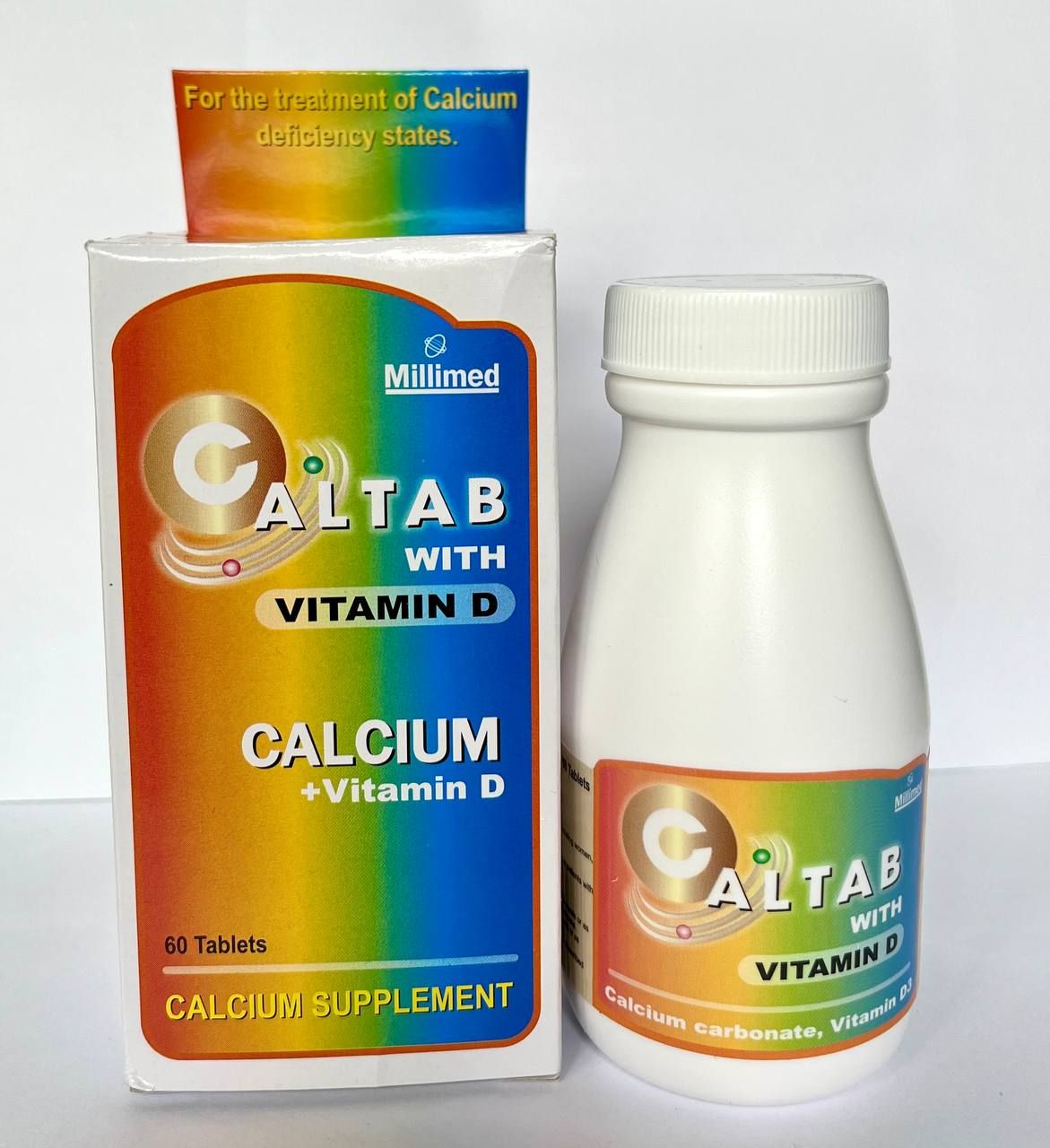 Caltab With Vitamin D Tabs Millimed (B/60 Tabs) - បាយមេដ ខេមបូឌា - Buymed Cambodia ...