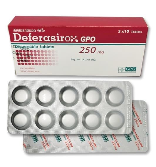 Deferasirox GPO 250mg GPO (B/3x10 Tabs) - បាយមេដ ខេមបូឌា - Buymed ...