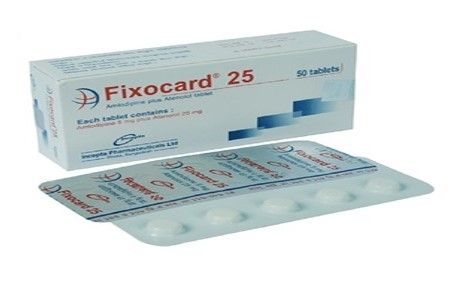Fixocard 25mg/5mg incepta (box/50tab) - បាយមេដ ខេមបូឌា - Buymed ...