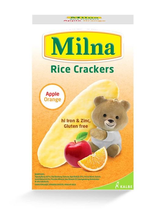 Milna Rice Cracker Apple Orange kalbe (box/20gr) - បាយមេដ ខេមបូឌា ...