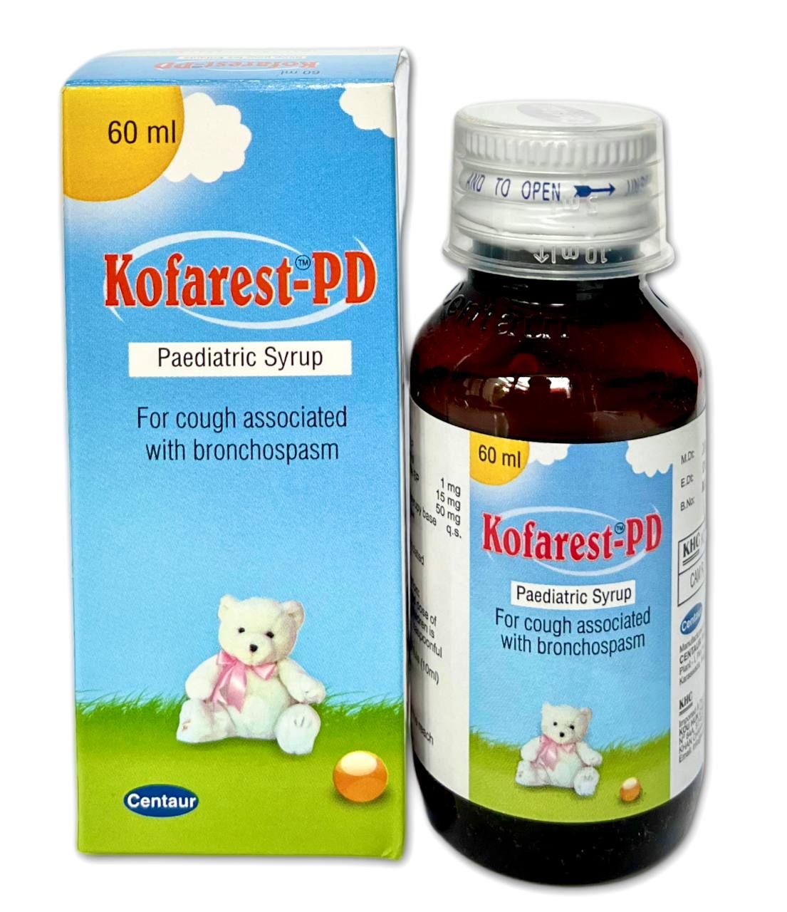 Kofarest-PD Syrup Centaur Pharmaceuticals (Bottle/60ml) - បាយមេដ ...