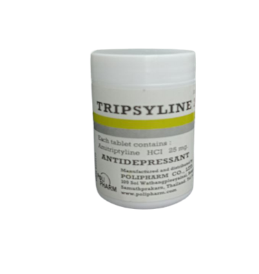 Tripsyline amitriptyline 25mg polipharm (bot/100tab) - បាយមេដ ខេមបូឌា ...