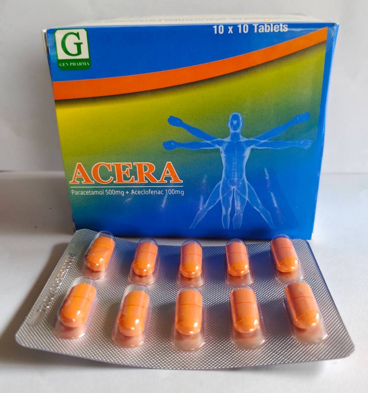 Acera Tabs Gen Pharma (B/10x10Tabs) - បាយមេដ ខេមបូឌា - Buymed Cambodia ...
