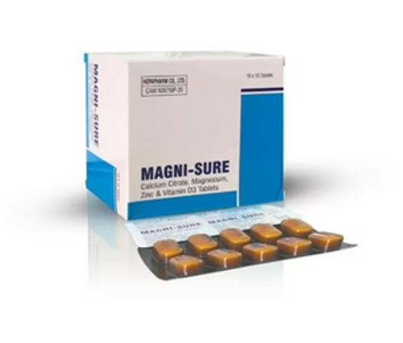 Magni-sure square (box/100tab) - បាយមេដ ខេមបូឌា - Buymed Cambodia ...
