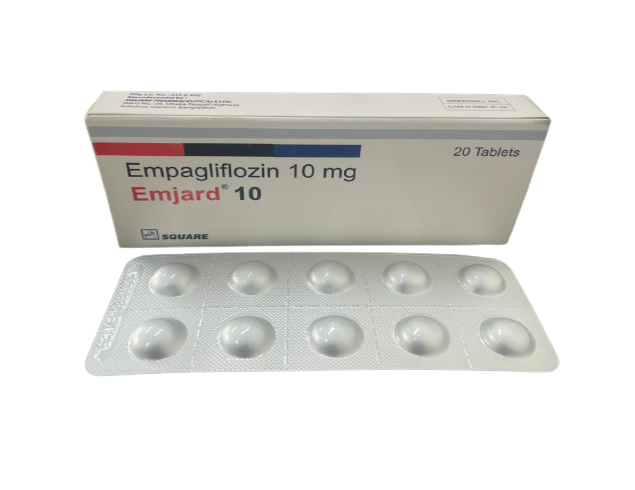 Emjard empagliflozin 10mg square (box/20tab) - បាយមេដ ខេមបូឌា - Buymed ...
