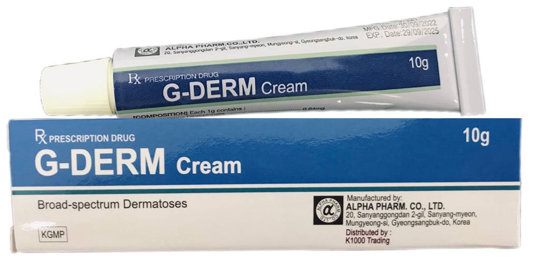 G-Derm Cream Alpha Pharm (Tube/10g) - បាយមេដ ខេមបូឌា - Buymed Cambodia ...