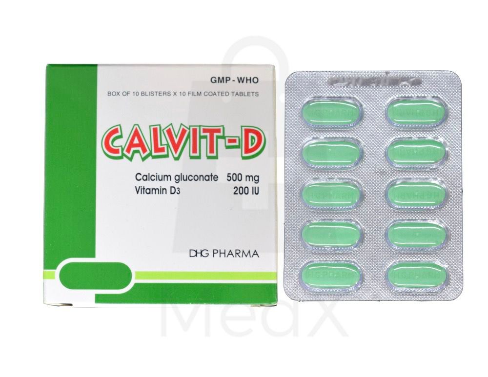 Calvit D Tabs DHG Pharma (B/10x10 Tabs) - បាយមេដ ខេមបូឌា - Buymed ...