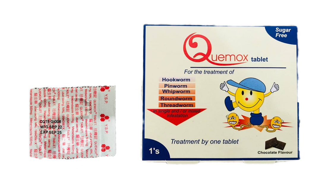 QUEMOX 500mg Tab Chewable YSP (B/1 Tabs) - បាយមេដ ខេមបូឌា - Buymed ...