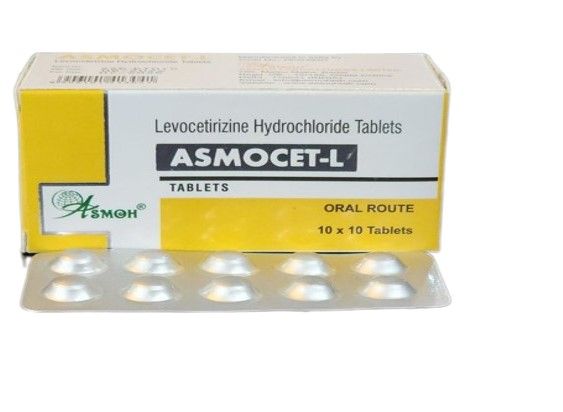 Asmocet-L levocetirizine 5mg asmoh (box/100tab) - បាយមេដ ខេមបូឌា ...