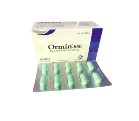 Ormin metformin 850mg orion pharma (box/50tab) - បាយមេដ ខេមបូឌា ...