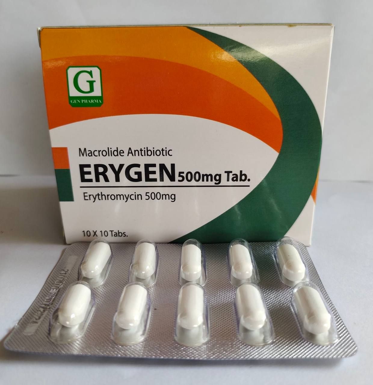 Erygen 500mg Tab Gen Pharma (B/10x10 Tabs) - បាយមេដ ខេមបូឌា - Buymed ...
