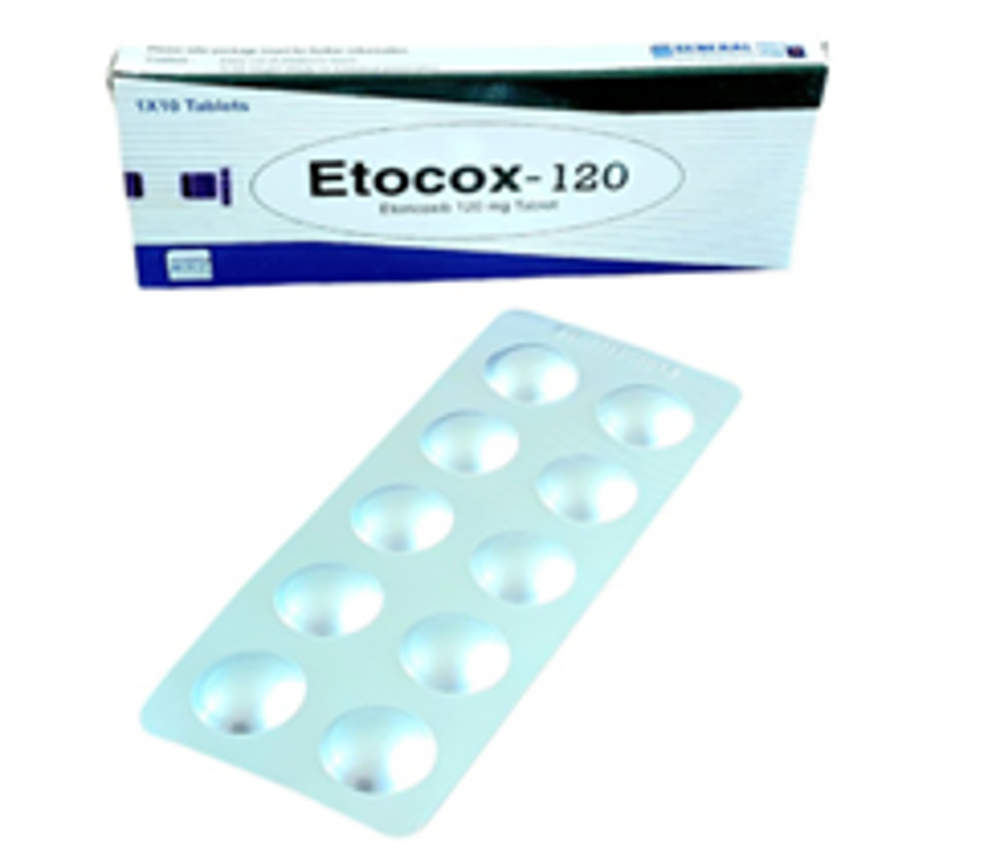 Etocox-120mg Tablets General Pharma (B/1x10 Tabs) - បាយមេដ ខេមបូឌា ...